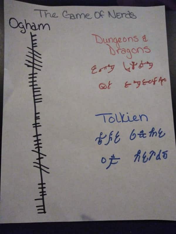 Elvish Script: A Comparison Of Dungeons and Dragons, Tolkien and the ...