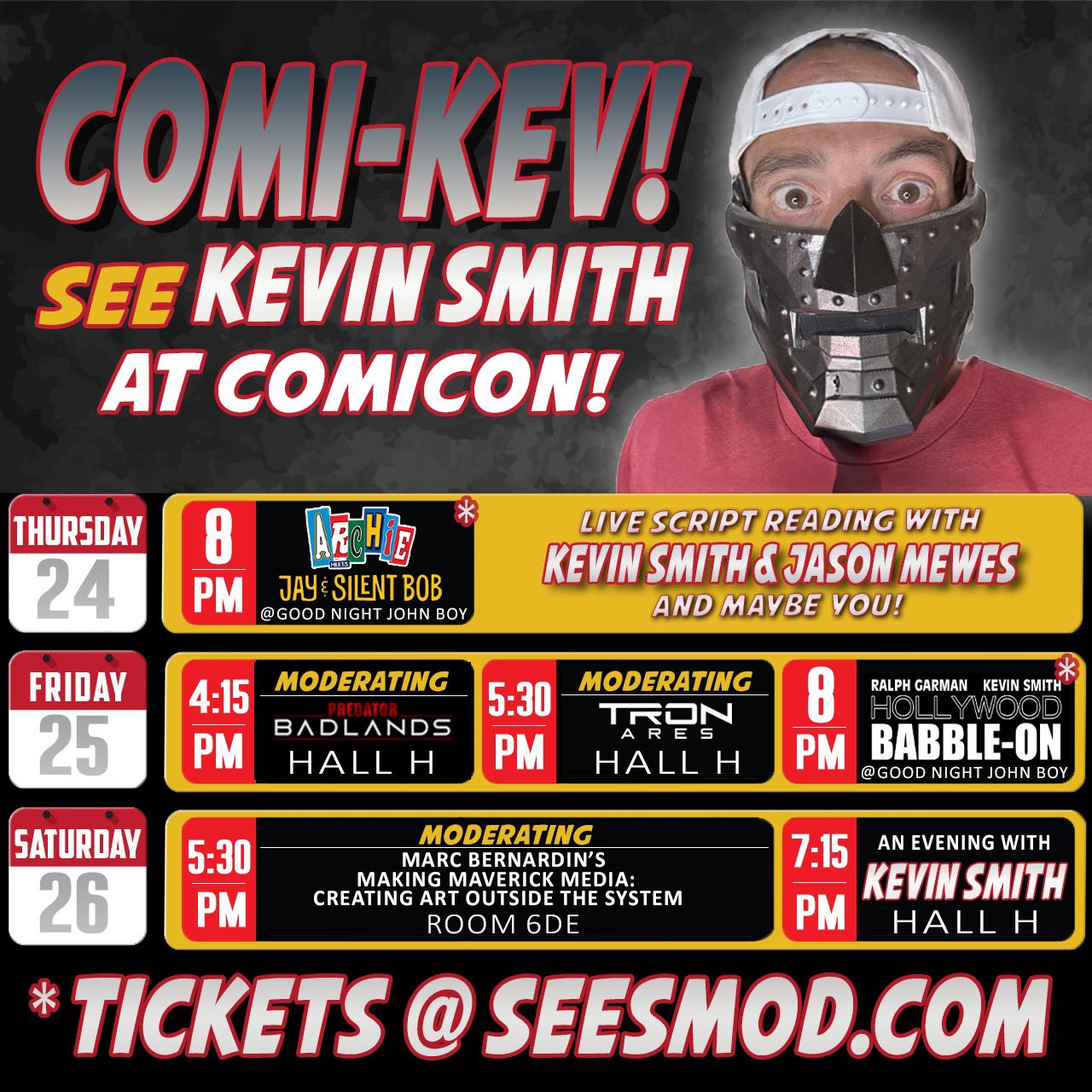 Kevin Smith’s SDCC 2025 Was Busy! - The Game of Nerds